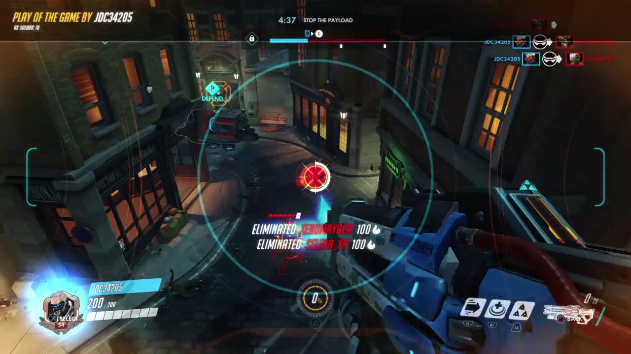 Quad Kill Overwatch - Soilder 76 - YouTube