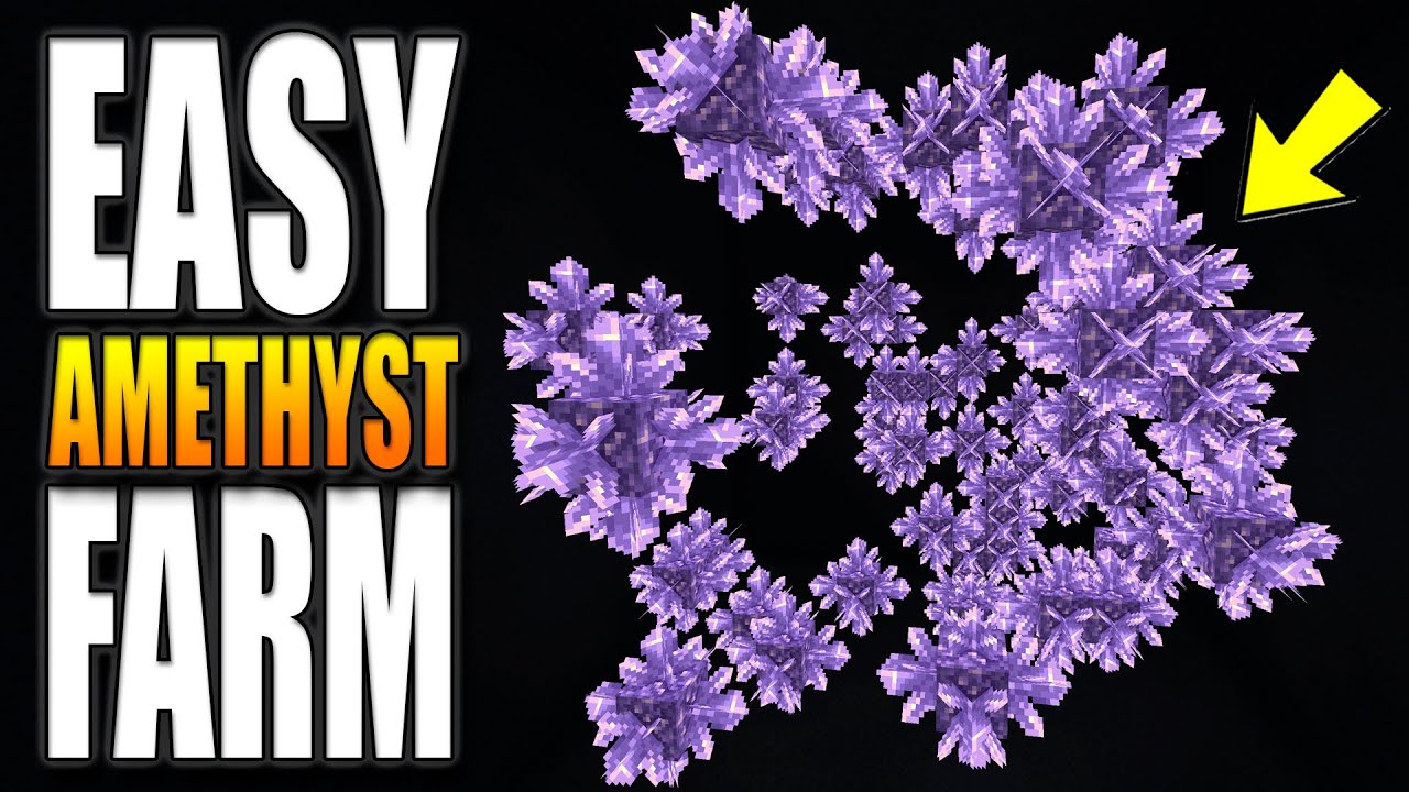 How to Build an Easy Amethyst Farm in Minecraft - YouTube