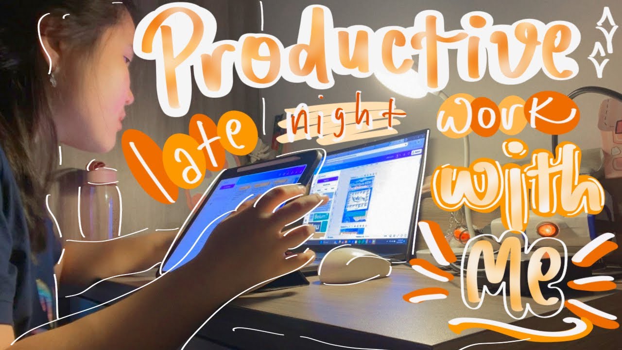 📂Productive late night work with me👩🏻‍💻|| uni life📚😮‍💨 - YouTube