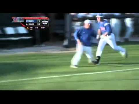 Reed Rohlman of Byrnes High School hits homerun in SCHSL Baseball Game ...