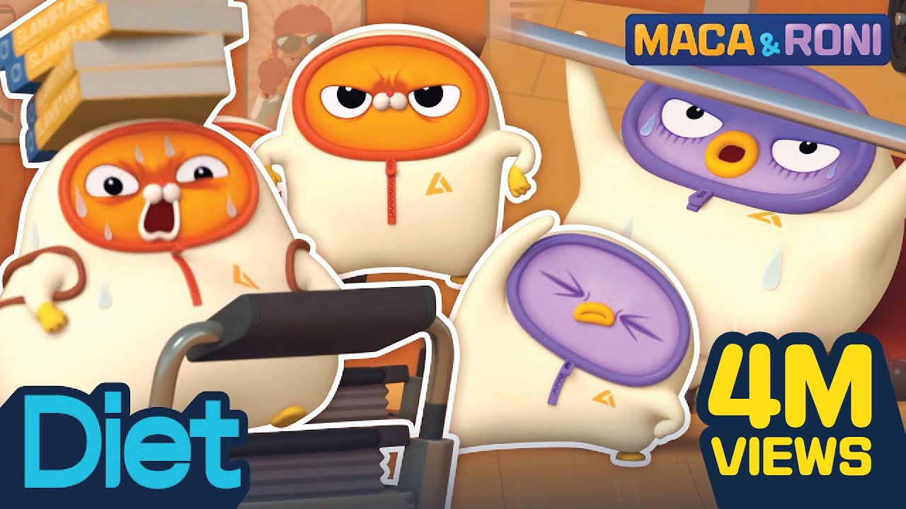 [MACA&RONI] Diet | Macaandroni Channel | Cute & Funny Cartoon - YouTube