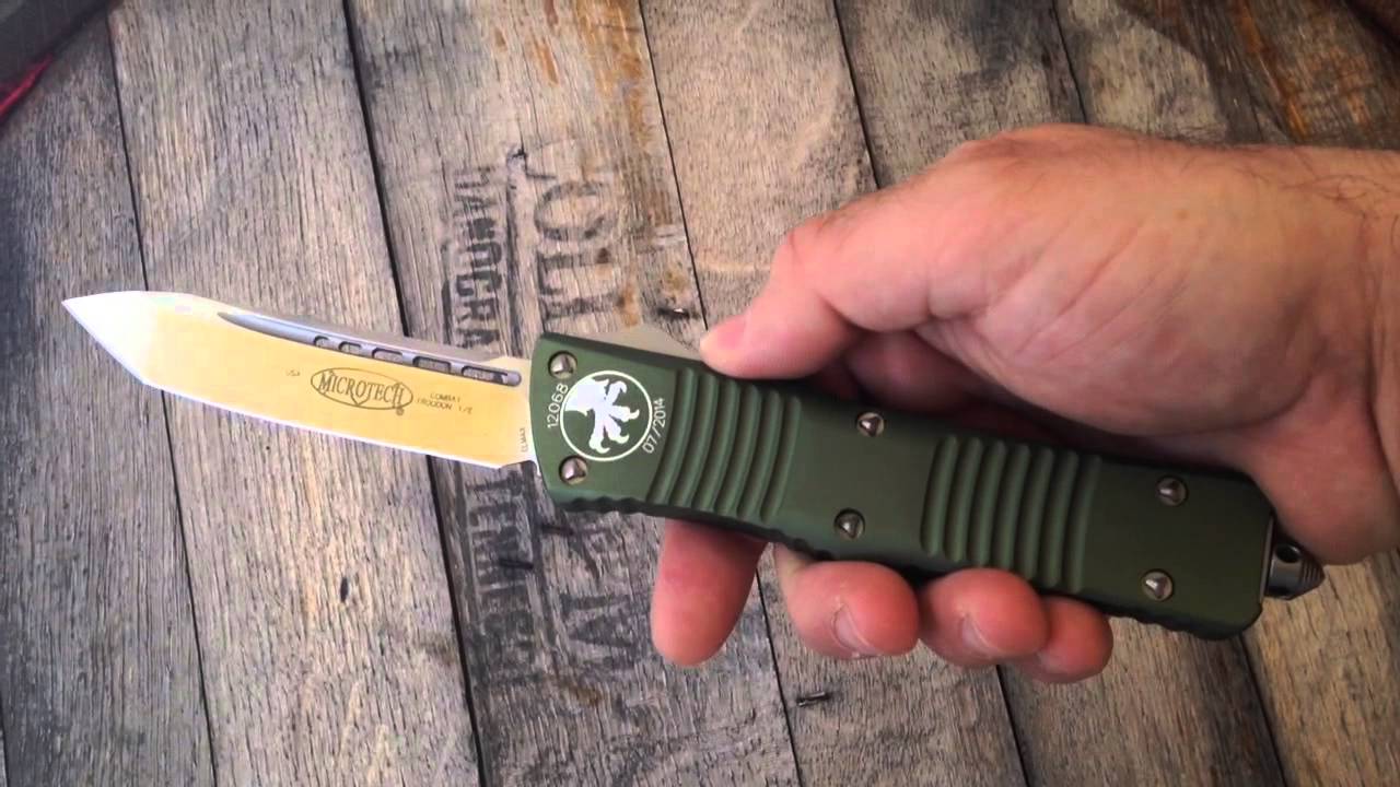 Microtech Combat Troodon 144-10OD - YouTube