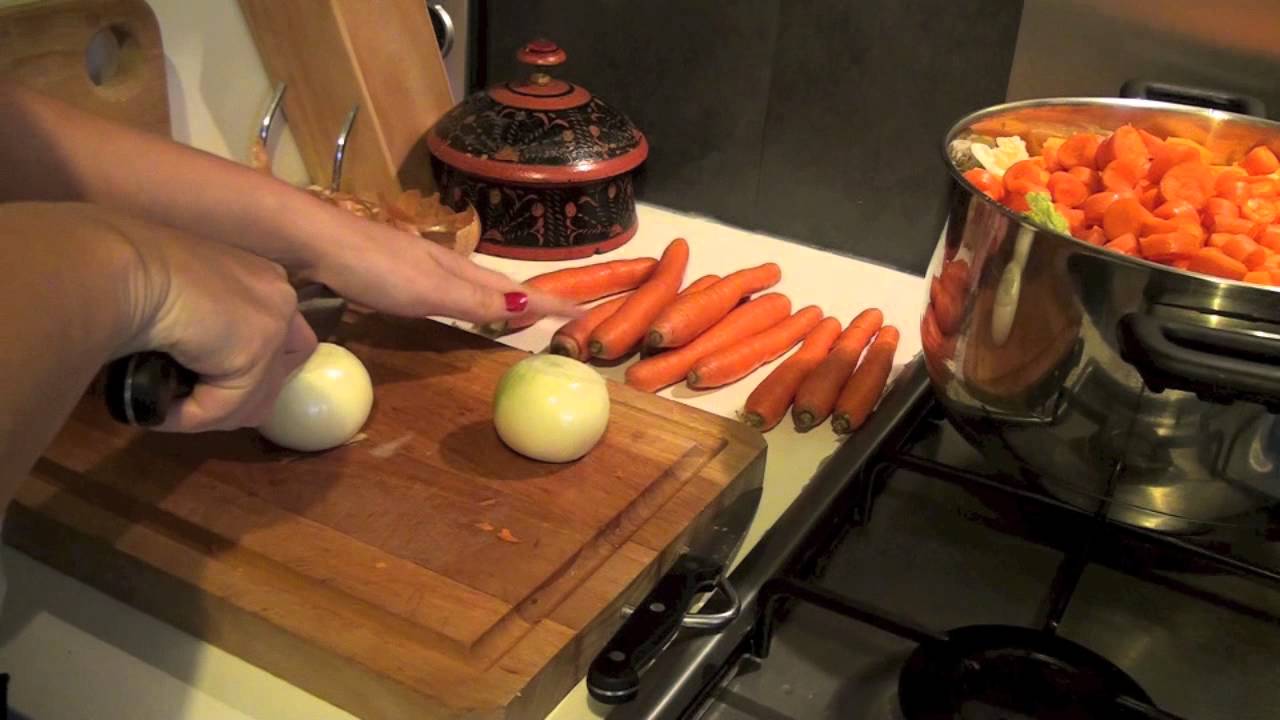 Relaxing Cooking - Vegetable Soup - YouTube