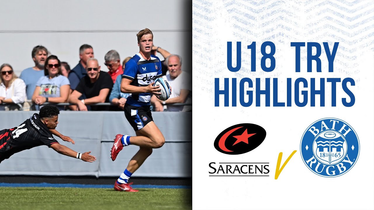 Try Highlights | Saracens U18 v Bath Rugby U18 - YouTube