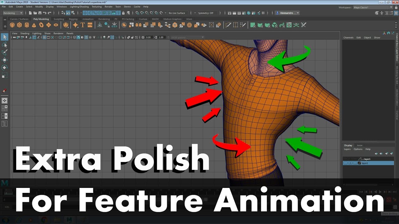 Polish your Animation for Feature Film (Maya 2019) - YouTube