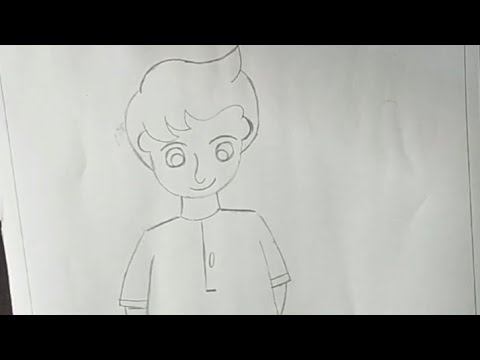 how to draw a boy | boy drawing | simple drawing | drawing for kids ...