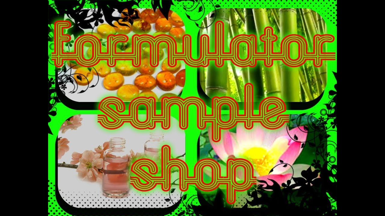 Formulator Sample Shop Extracts Haul - YouTube