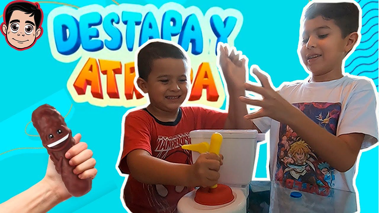 DESTAPA Y ATRAPA 💩 | JUEGO DE MESA | BAÑO BOOM 🚽| CalebTuber - YouTube