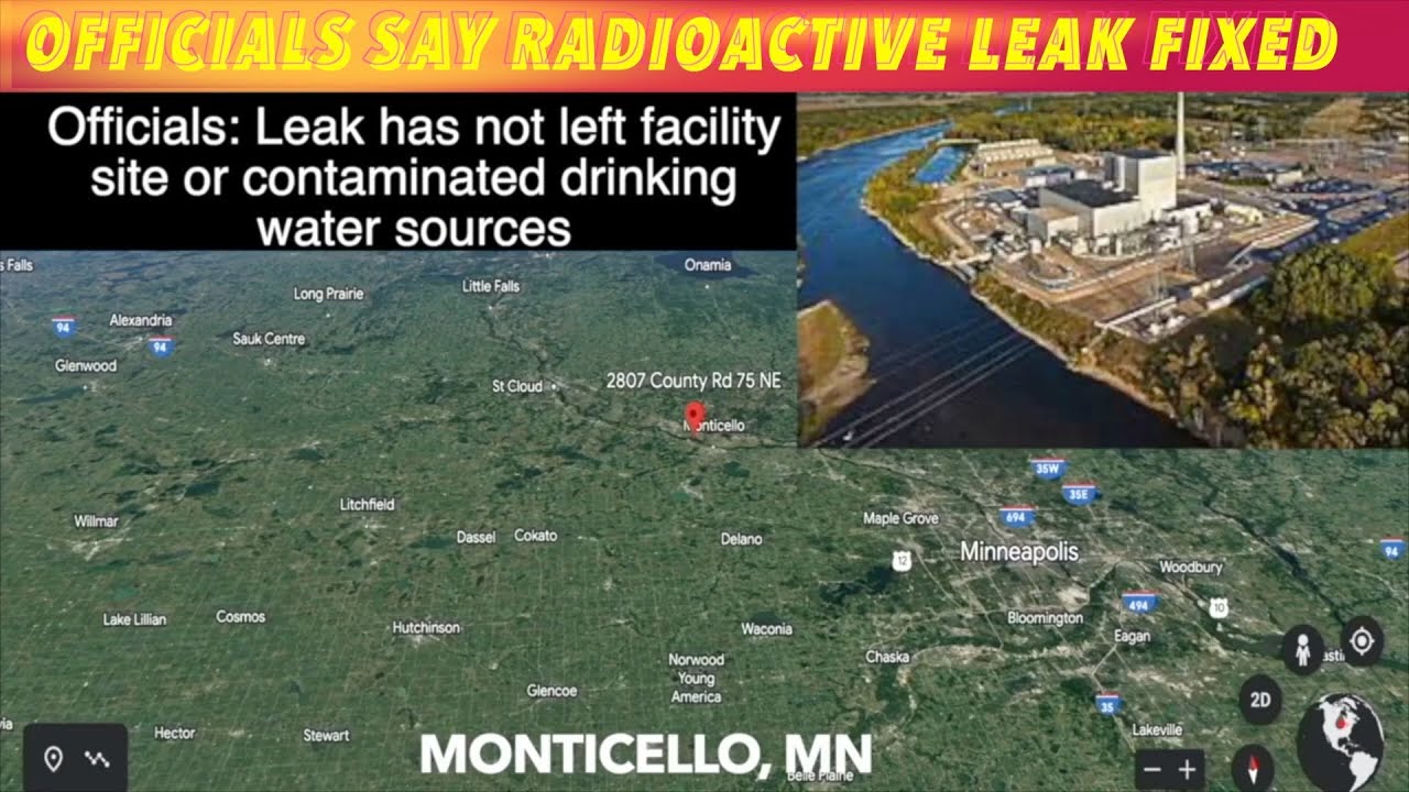Officials Say Radioactive Leak Fixed - YouTube