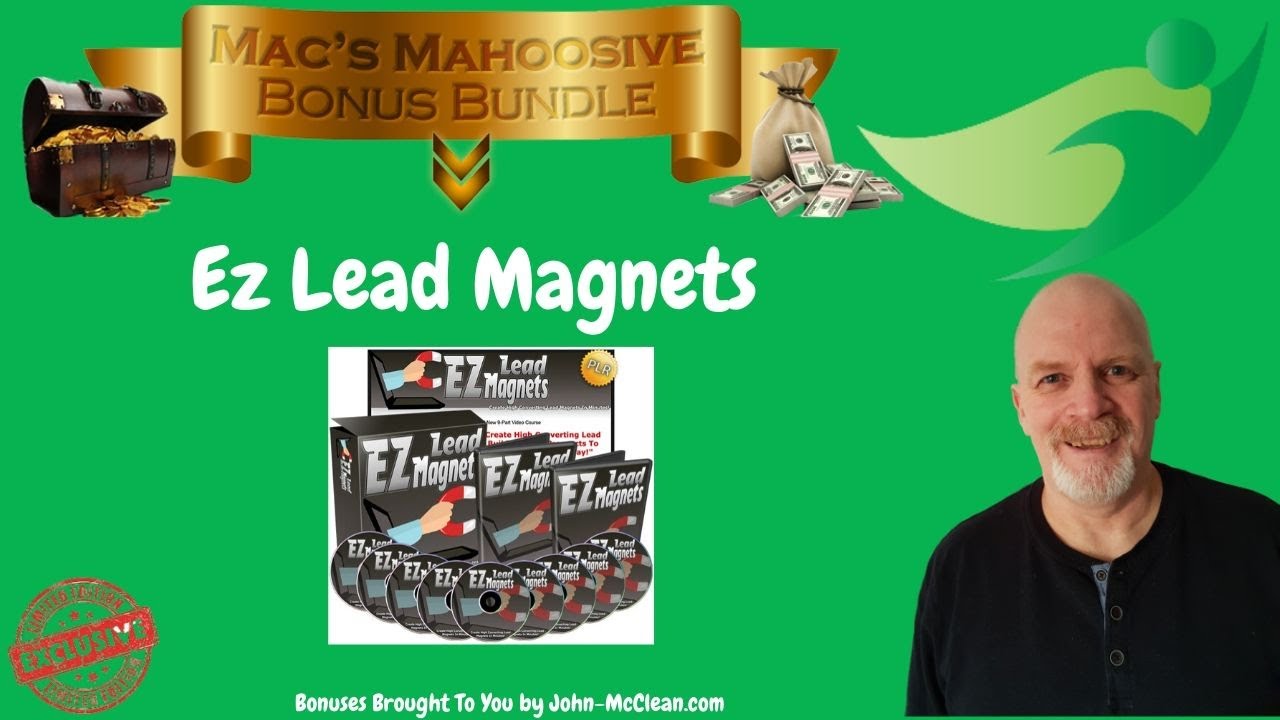 Ez Lead Magnets Review + Bonuses STOP DON'T PURCHASE WITHOUT Seeing MY👨 ...