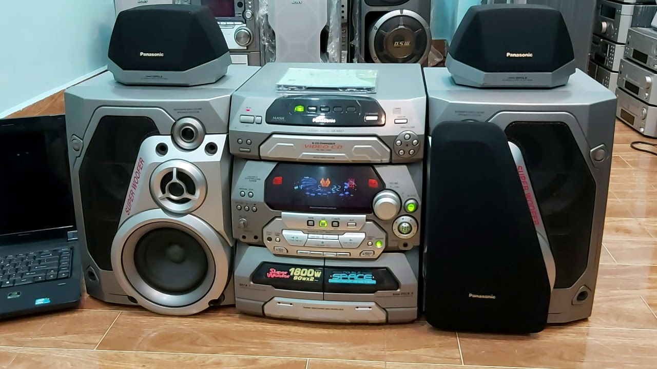 Panasonic AK67 loa 2 cầu Body cực ngàu mà oánh Bass nó hỗn kinh hồn lun ...
