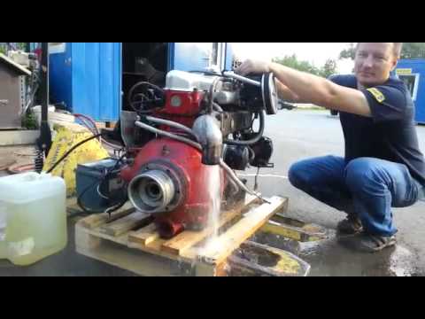 VOLVO PENTA B20 test - YouTube