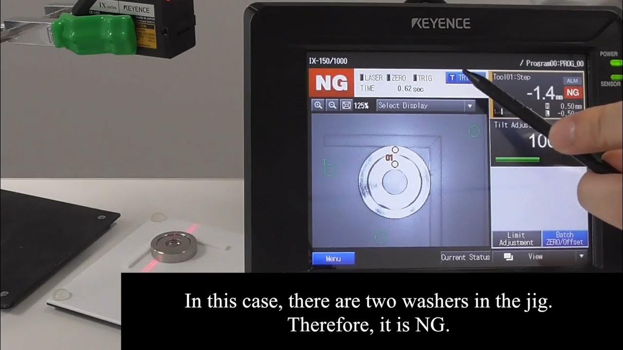 Keyence Image Based Laser Sensor - YouTube