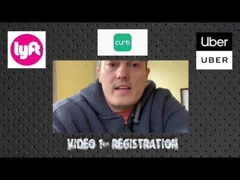 Registration requirements for Lyft, Uber and Curb- Tutorial 1