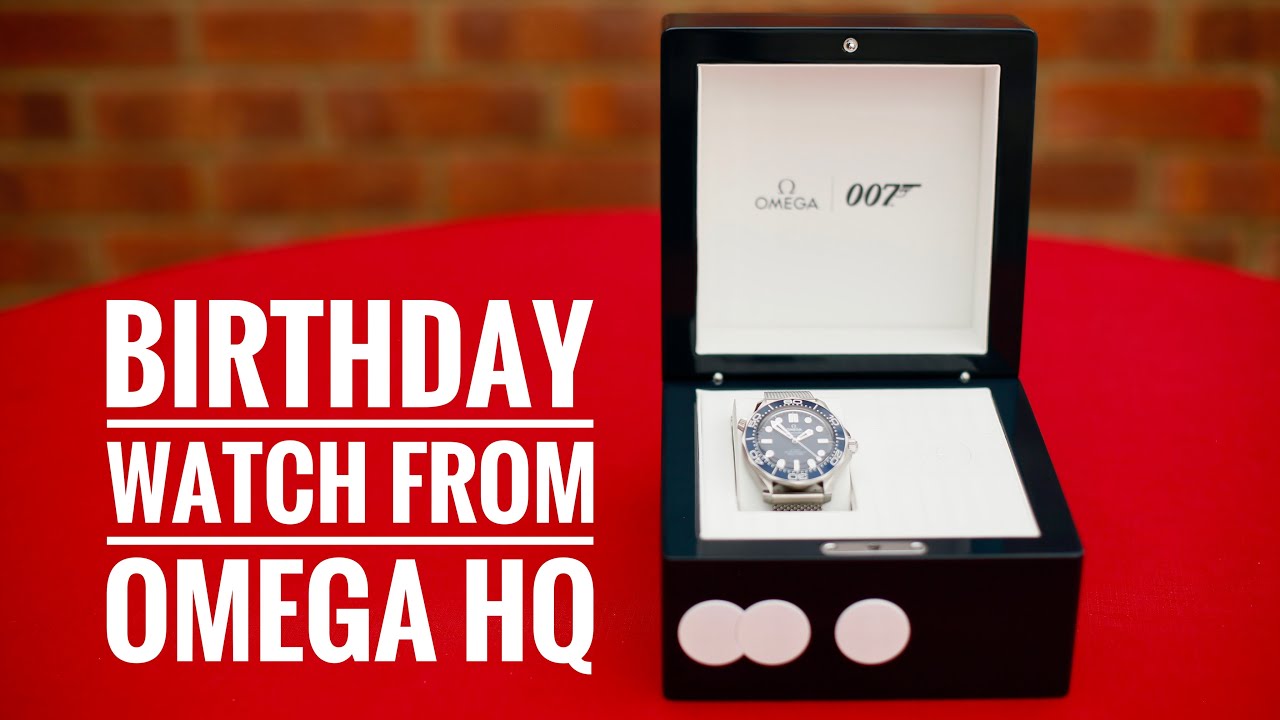 James Bond 60th Anniversary Omega Seamaster Bond Watch | Unboxing - YouTube