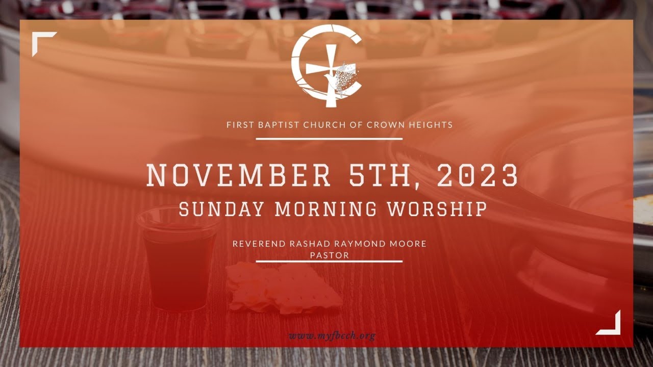 November 5th, 2023: Sunday Morning Worship - YouTube
