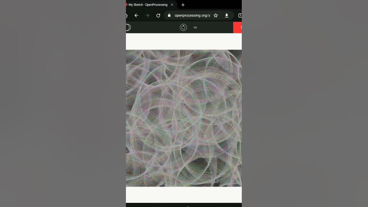 Creative Coding 24 Light Springs Shorts Creativecoding P5 Sketch Coding Youtube