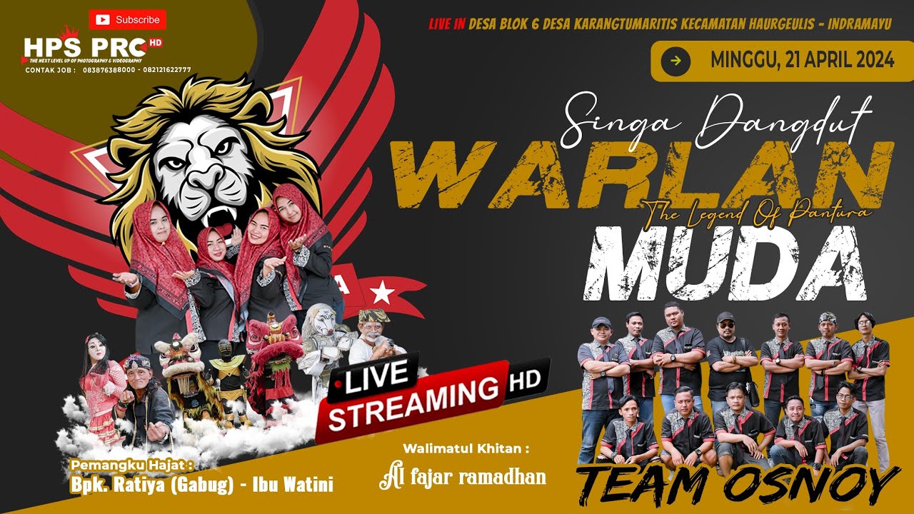 🔴LIVE THE LEGEND OF PANTURA WARLAN MUDA | MINGGU, 21 APRIL 2024 ...