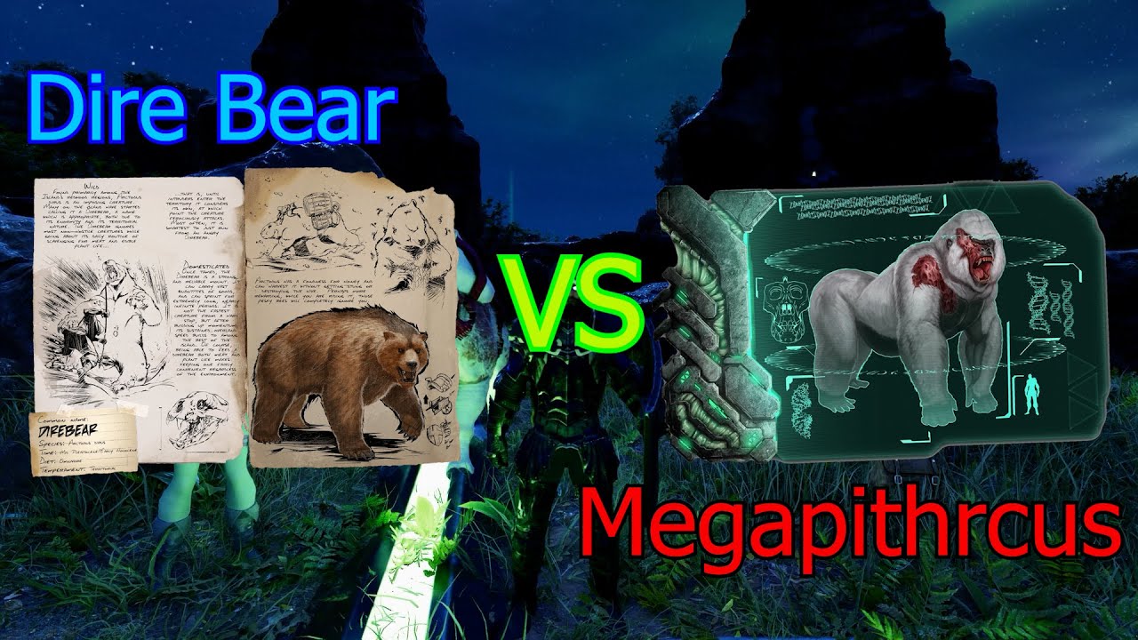 Dire Bears VS Megapithecus The island - YouTube