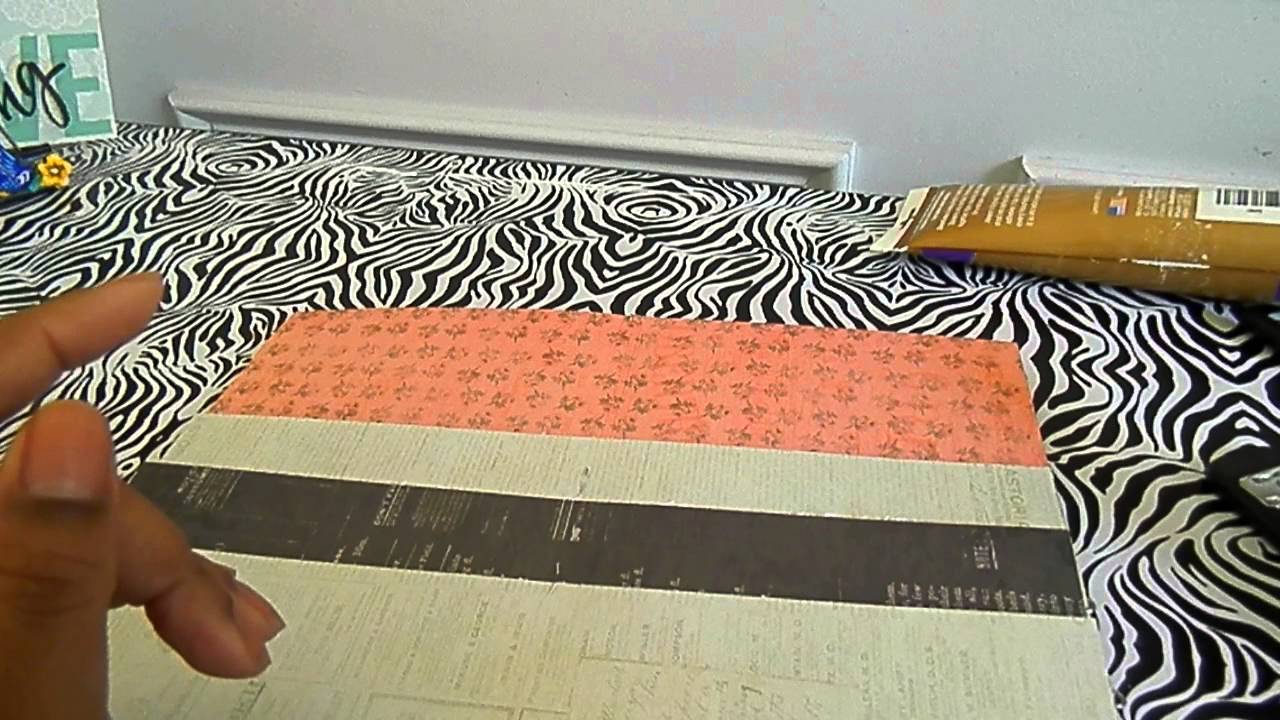 DIY Pocket Folder for Planners - YouTube