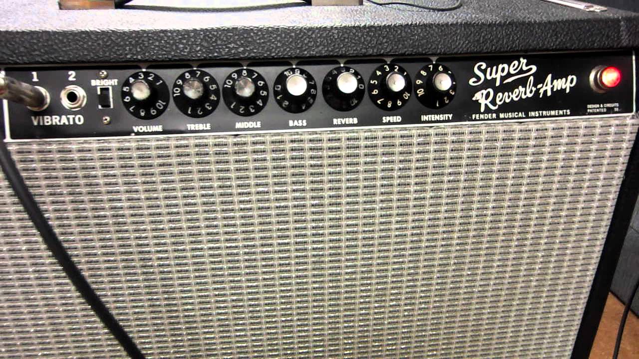 Fender Super Reverb amp demo - YouTube