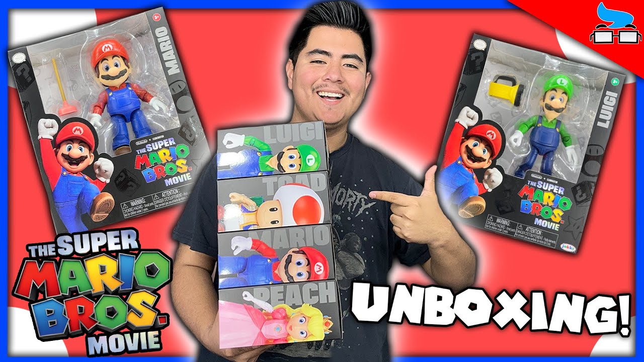 *NEW* Unboxing The Mario Movie TOYS! Warning: Awesome! - YouTube