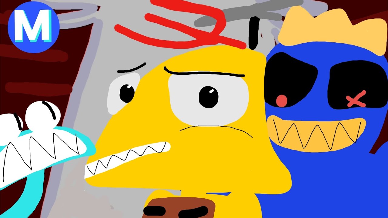 Blue vs Yellow 1: Cartoon Nightmares - YouTube
