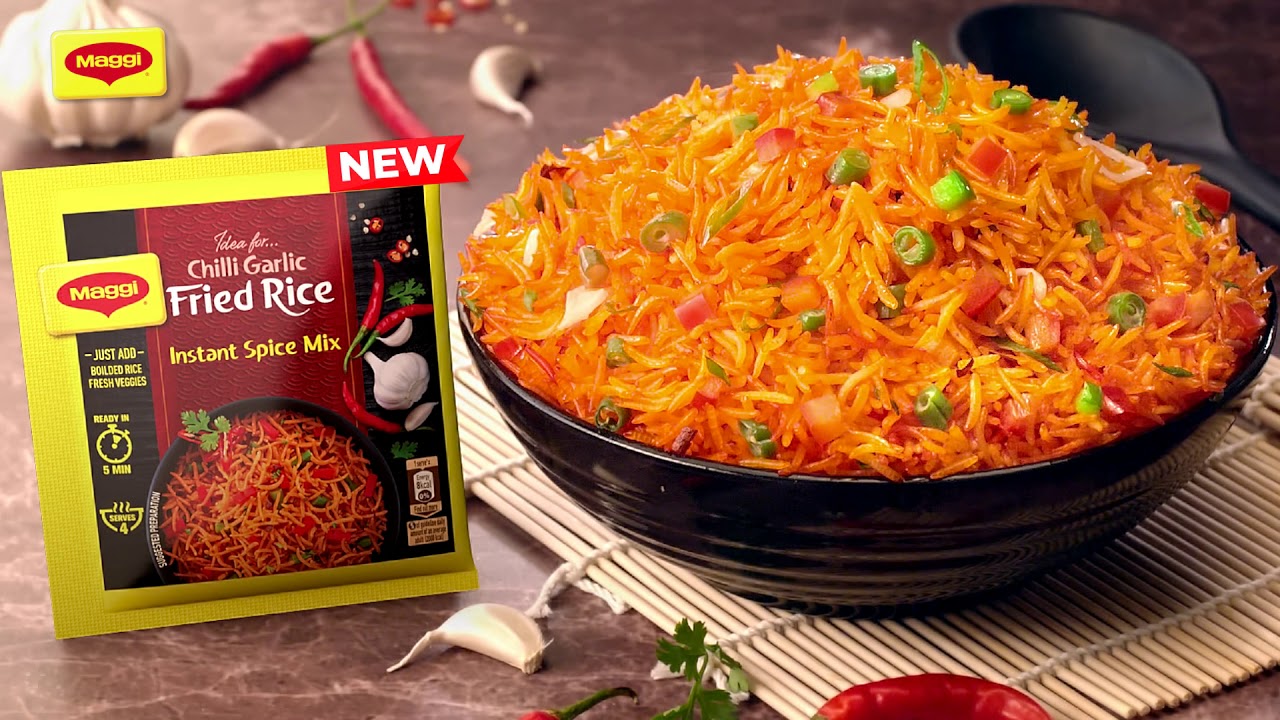 New MAGGI Fried Rice Instant Spice Mix - YouTube