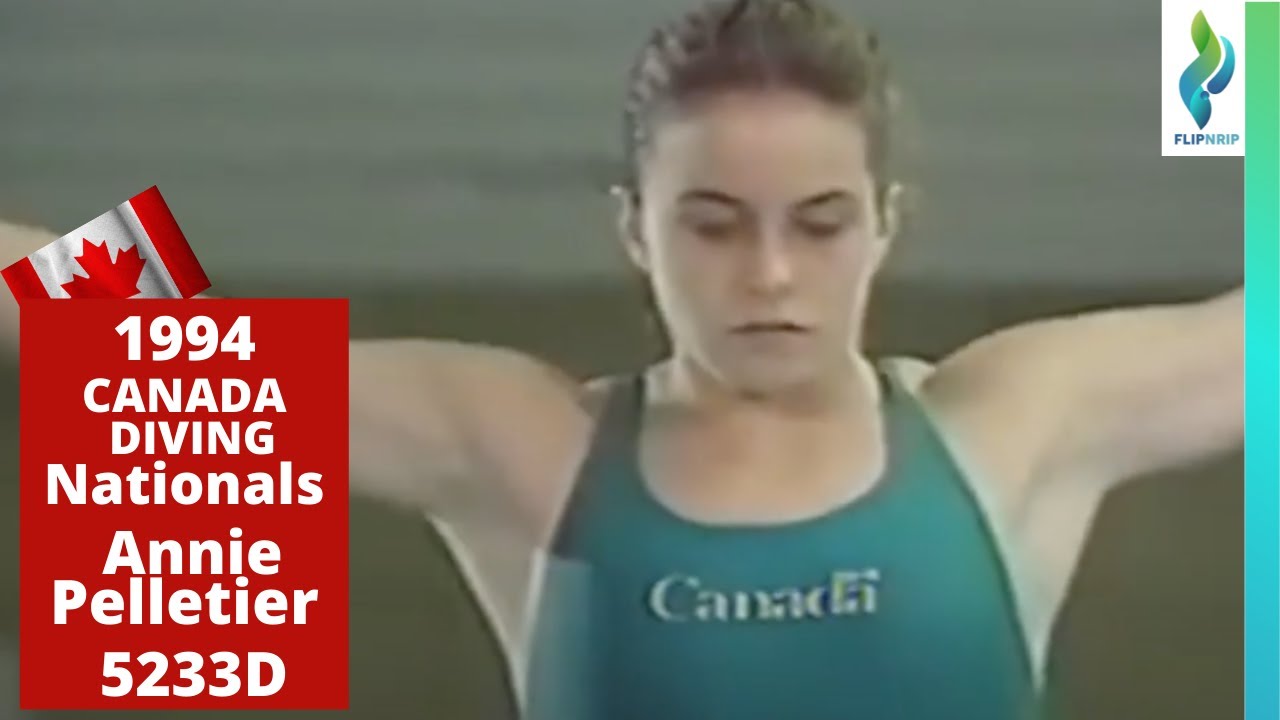 1994 Annie Pelletier - Womens 1 Meter Diving 5233D - Canada Winter ...