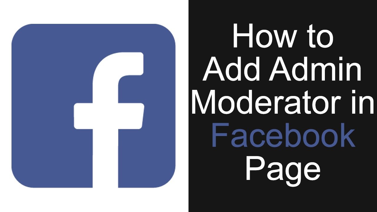 How To Add Admin Moderator in Facebook Page (2020) - YouTube
