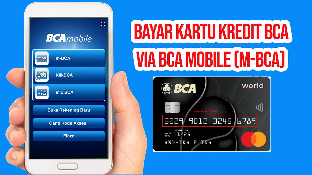 Cara Bayar Kartu Kredit Lewat BCA Mobile (Danamon, Citibank, Mega, Niaga, Permata, Dll) - YouTube