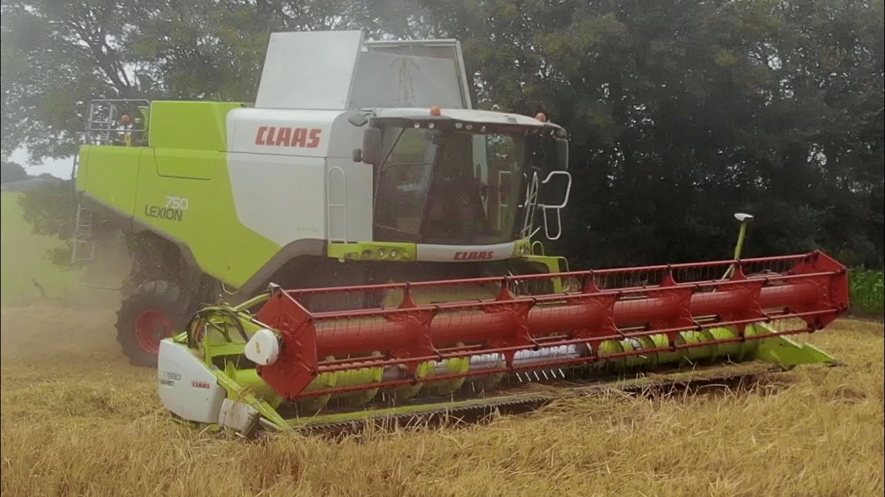 Claas Lexion 750 Combine Harvester - YouTube