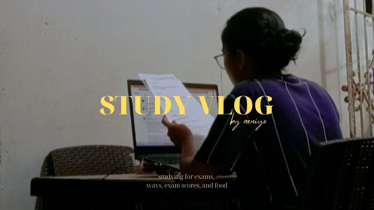 SHS LOG EP. 001: studying for exams, ways, exam scores, and food ☕📃 ...