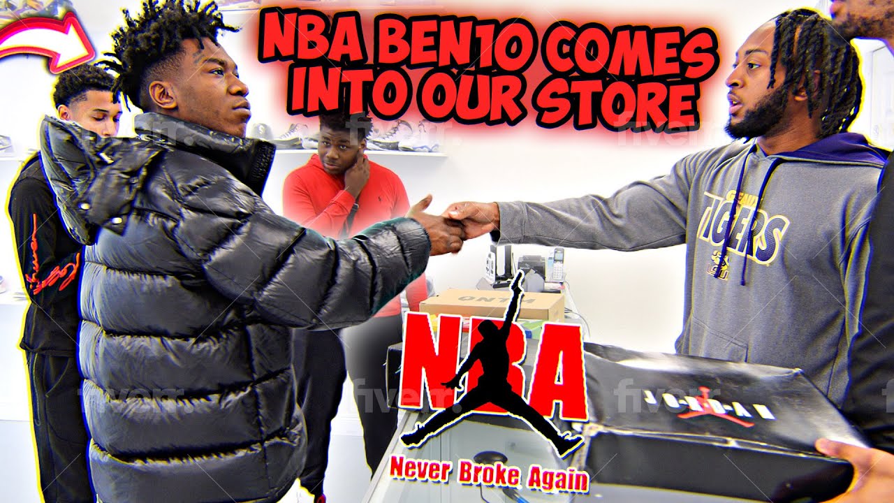 NBA BEN 10 SHOPS WITH ANOTHER SOLE CHANCE - YouTube