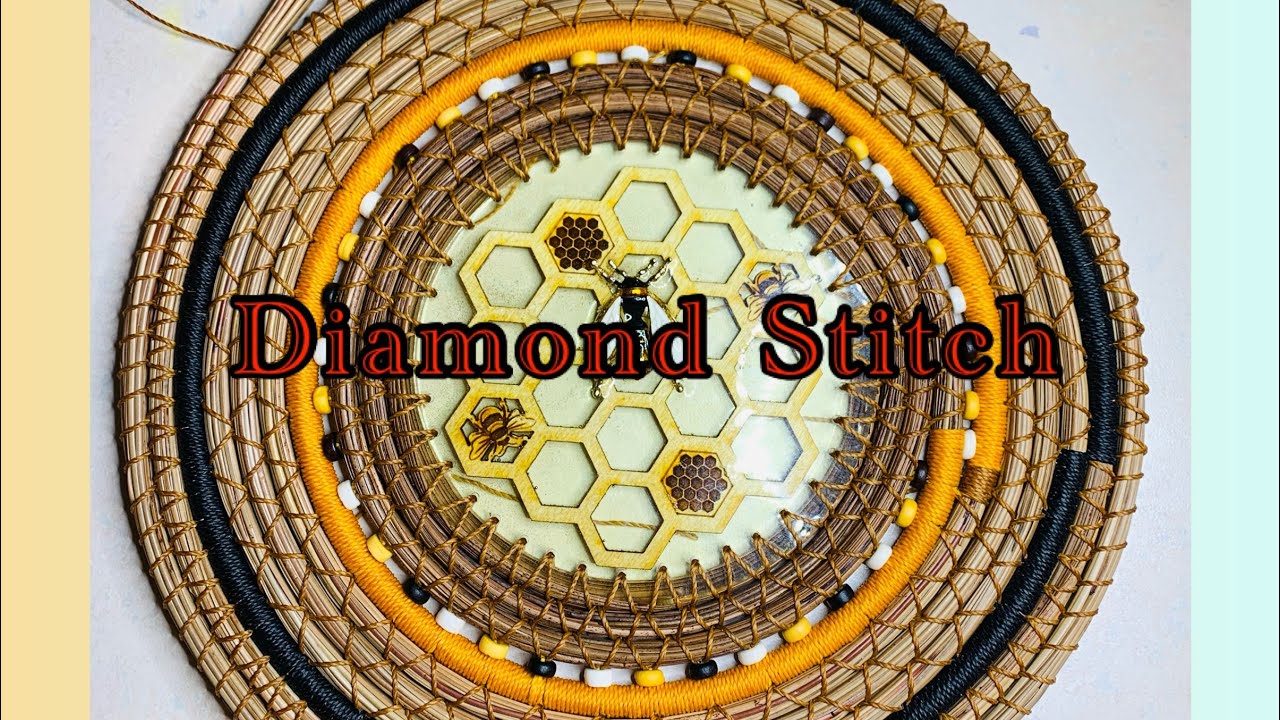 Diamond Stitch Tutorial for Beginners (Needle Placement for "Open ...