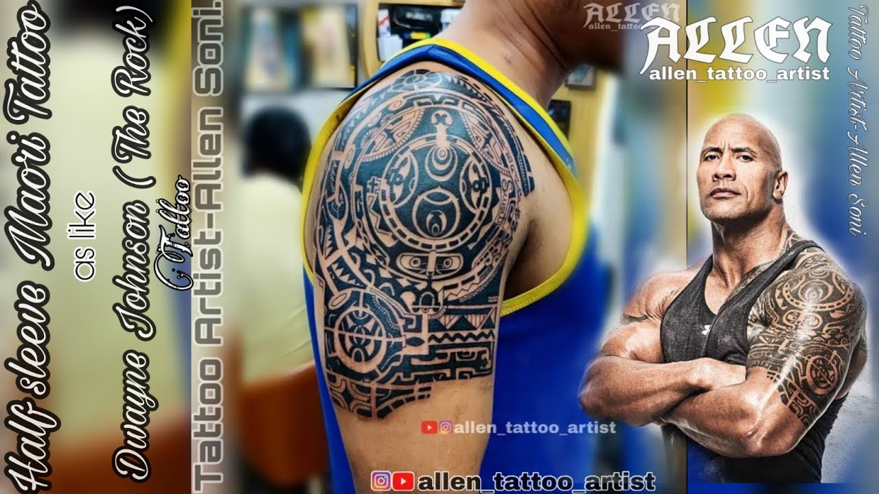 Maori Tattoos The Rock