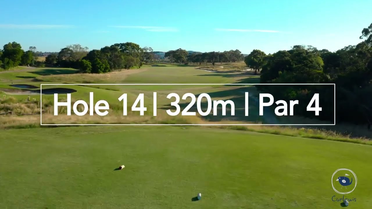 Curlewis Golf Club - Hole 14 - YouTube
