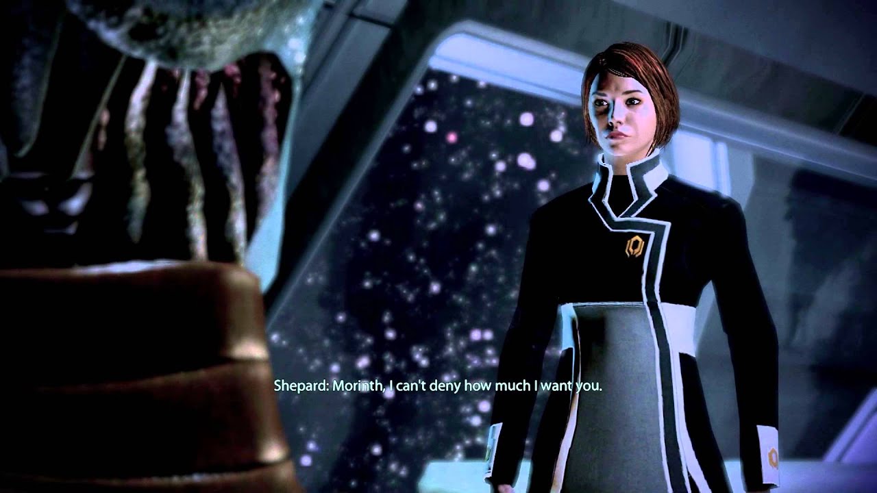 Mass Effect 2: Shepard sleeps with Morinth (oops) - YouTube