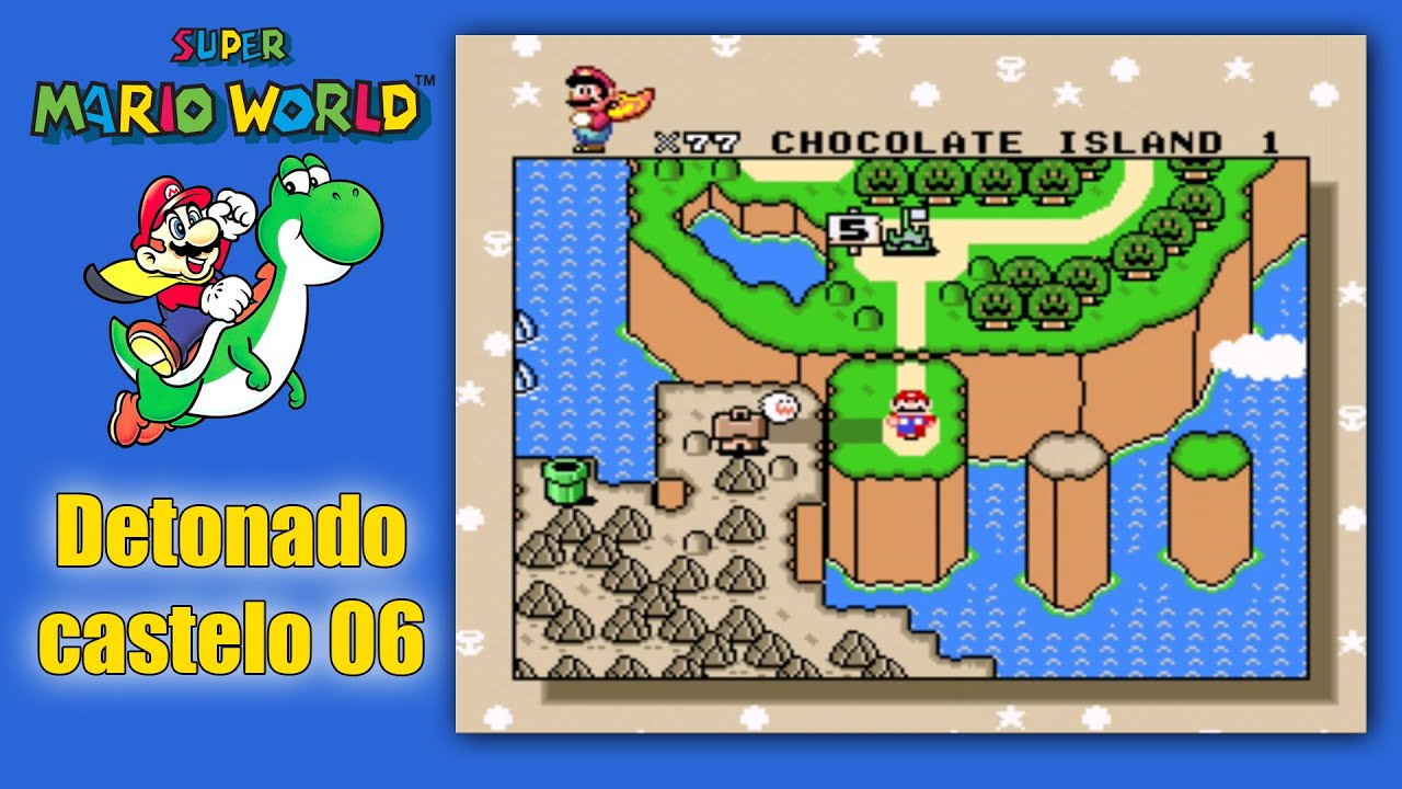 Super Mario World castelo 6 (Chocolate island) - YouTube