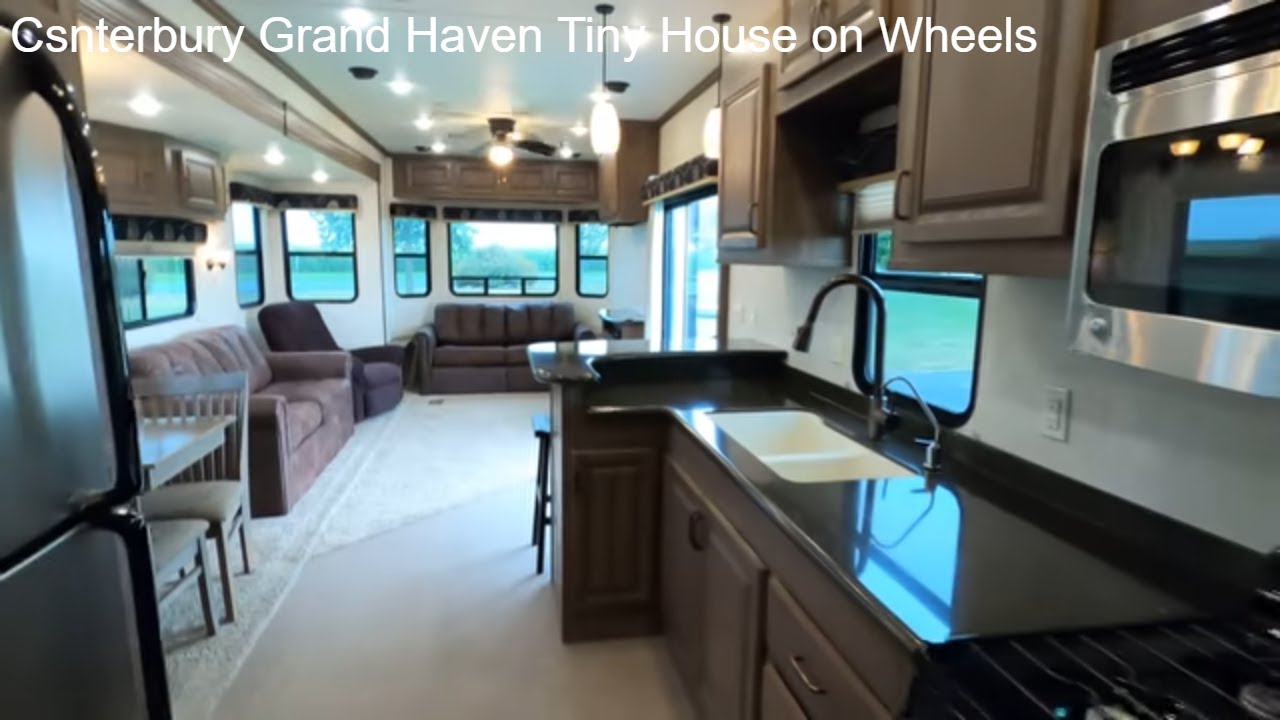 Canterbury Grand Haven M-40-D Tiny House on Wheels Front Den Model by ...