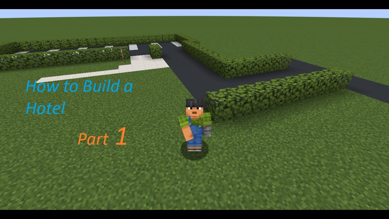 Minecraft - How to build a Hotel - Part 1 - YouTube