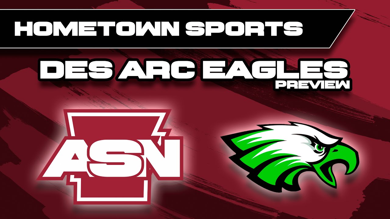 Hometown Sports Football Preview: Des Arc Eagles - YouTube