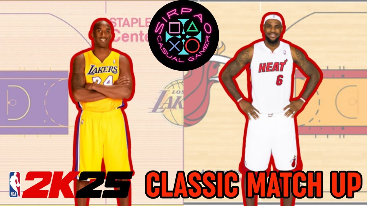 LEBRON JAMES VS KOBER BRYANT || NBA2K25 CLASSIC MATCH UP - YouTube