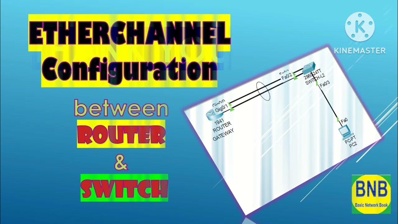 ETHERCHANNEL CONFIGURATION between ROUTER & SWITCH - YouTube