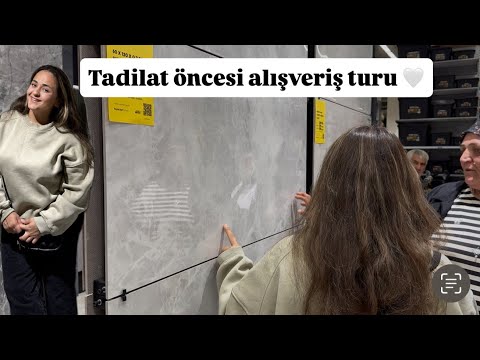 Banyo tadilatı öncesi alışveriş turuna çıktık 🛁-Günlük vlog