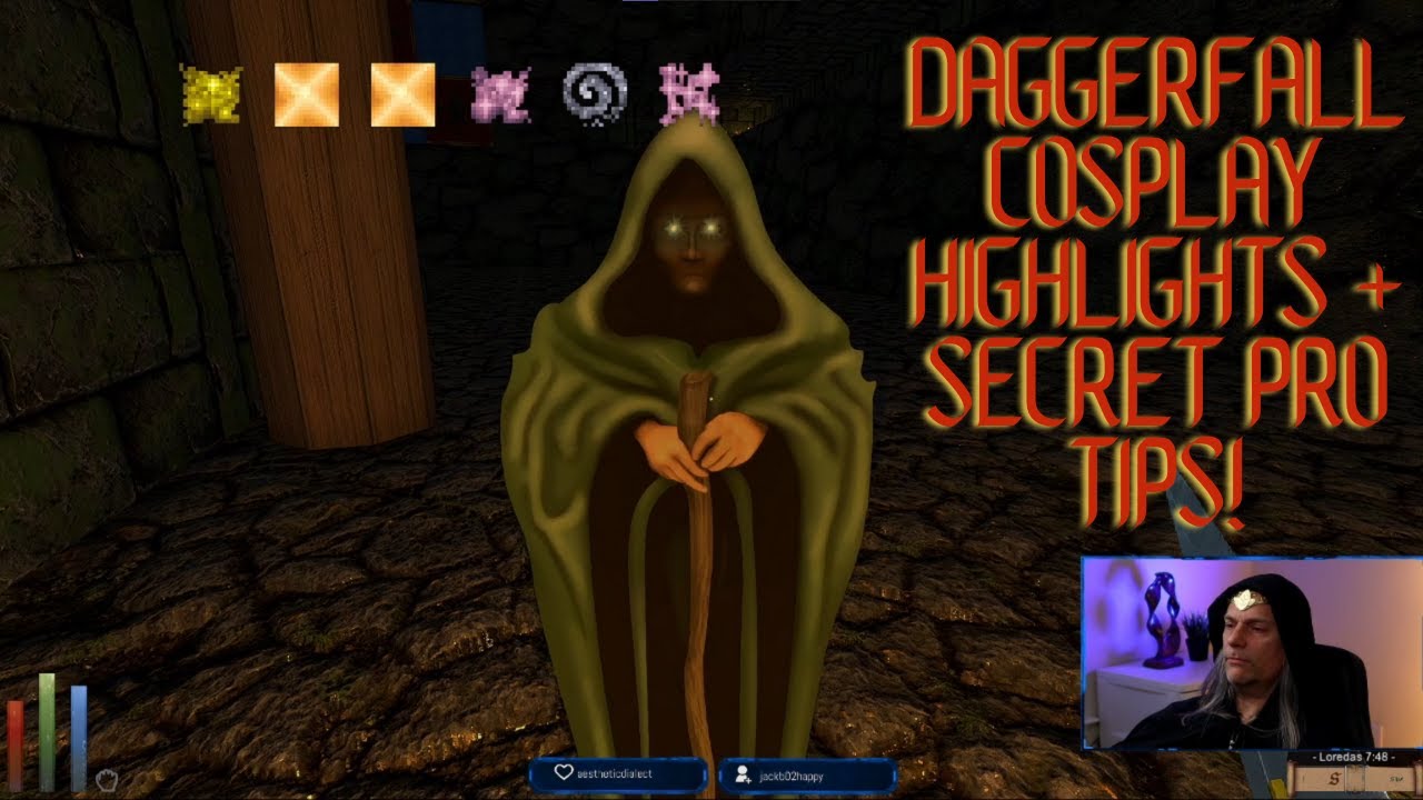 Daggerfall Secret Pro Tips + Wizard Cosplay Comedy Highlights - YouTube