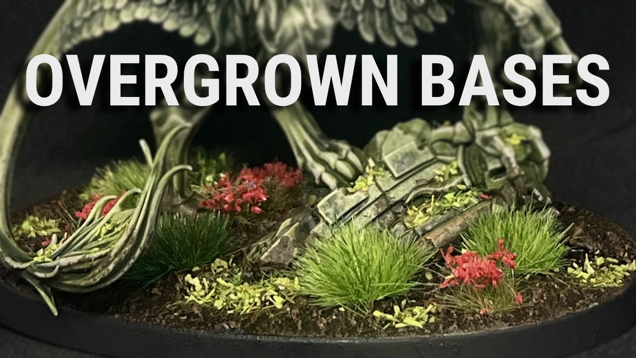 How to Base & Detail Overgrown Statues - Easy Warhammer Basing - YouTube