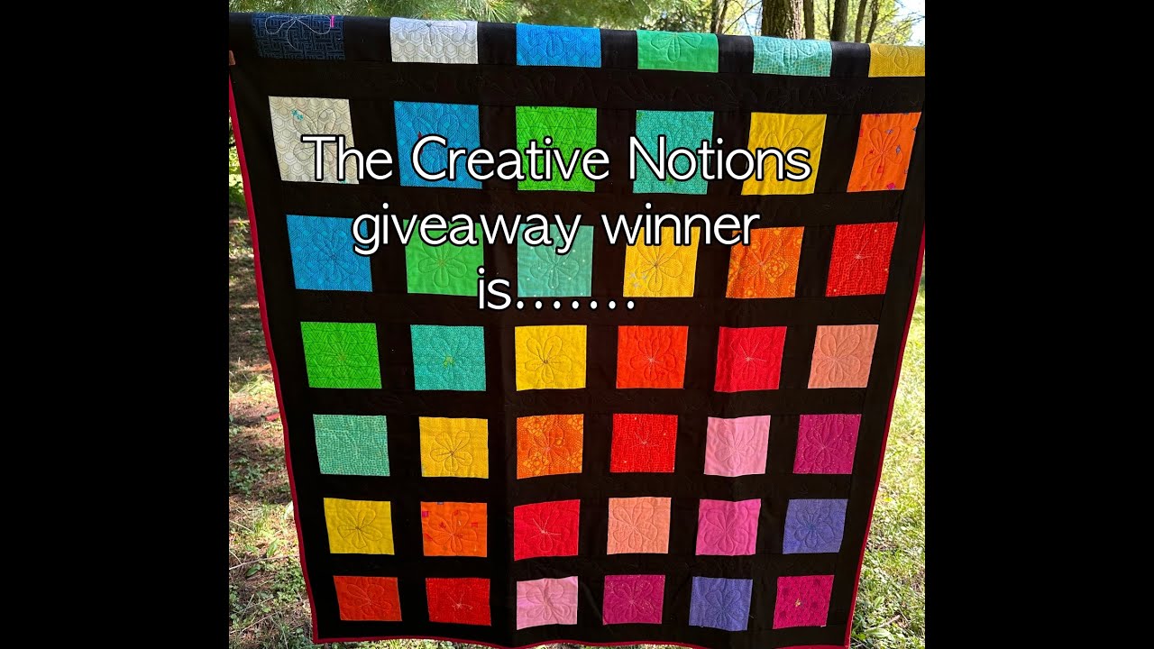 The Winner of the CREATIVE NOTIONS Giveaway is....... - YouTube