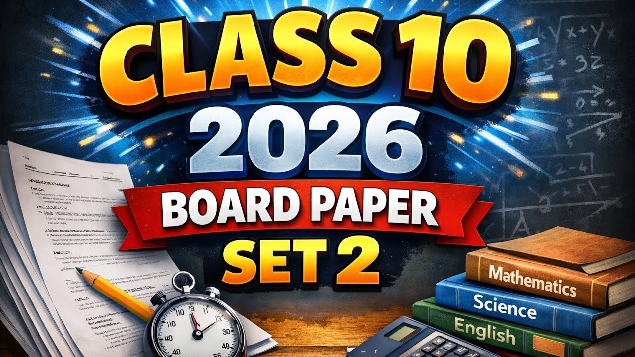 CBSE Class 10 2026 board paper basic set 2 by j p sharma - YouTube