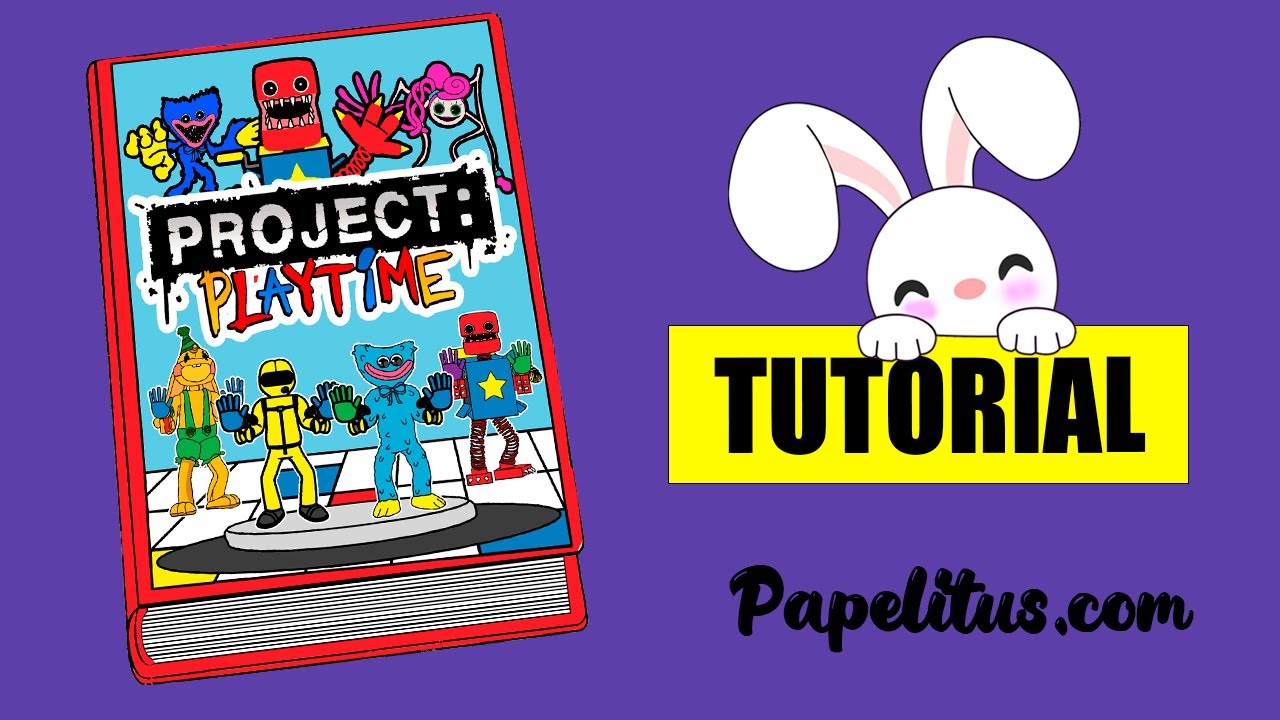 COMO HACER LIBRO DE JUEGOS 🤩 PROJECT PLAYTIME - YouTube